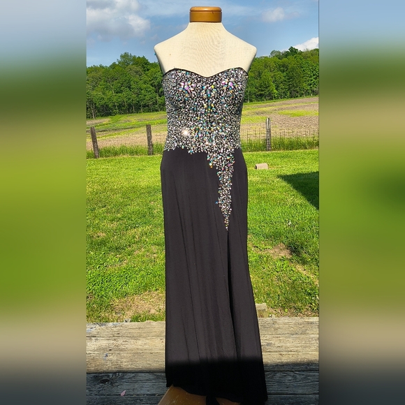 Crystal Doll | Dresses | Crystal Doll Aurora Borealis Prom Dress | Poshmark